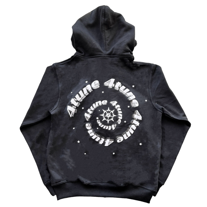 4tune full zip hoodie - black – 4TUNE
